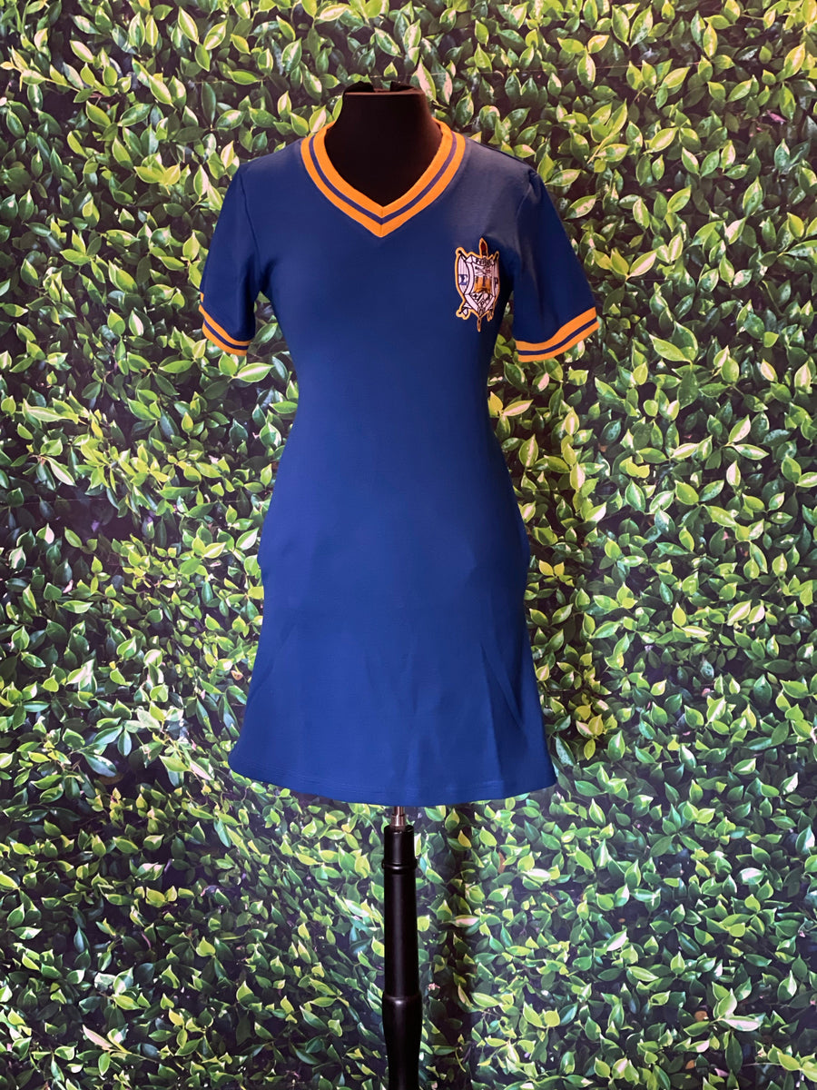 SGRHO V NECK Tee Dress Shield – The Mays Brand, LLC