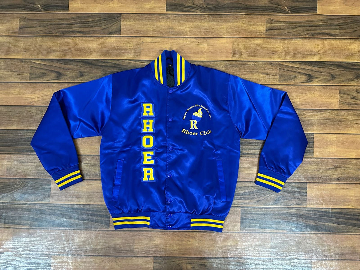 Rhoer Satin Jacket Royal Blue – The Mays Brand, LLC