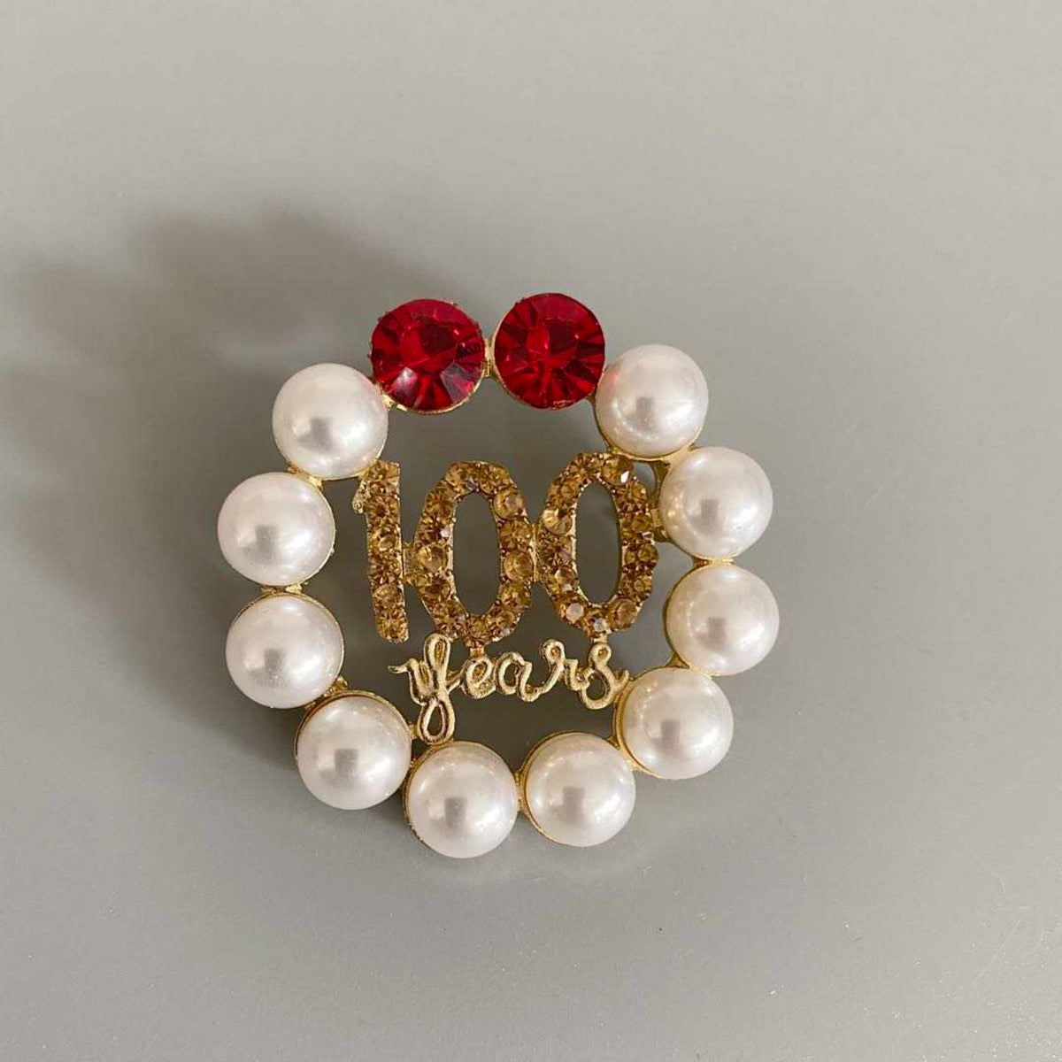 Pearl 100 Years Pin Gold – The Mays Brand, LLC
